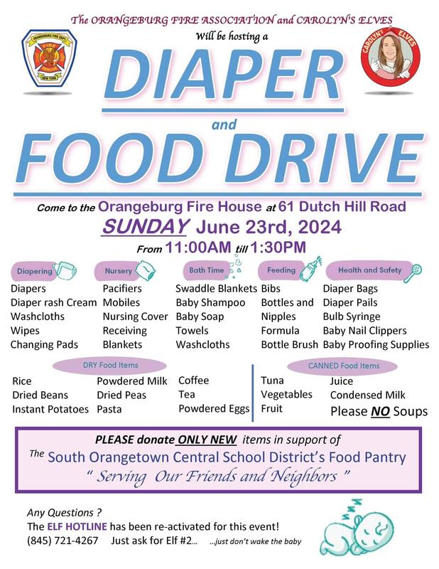 Tomorrow is the collection - Orangeburg Fire Department